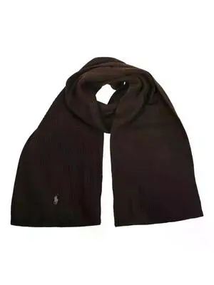 Ralph Lauren Ribbed Logo Scarf