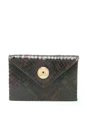 Jacquemus Snakeskin-effect Wallet - Brown