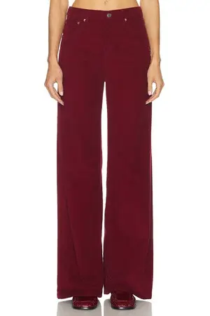 Women's Embellished High Rise Wide Leg Jeans