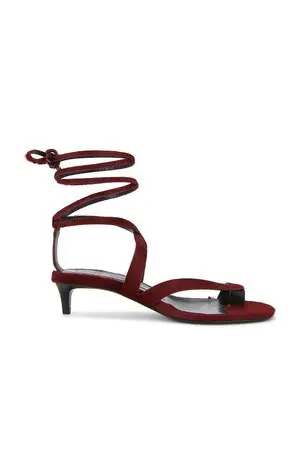 Khaite Aimee Strappy Sandal - Cherry