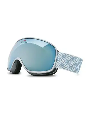 Casablanca Ski Goggles - Silver & White