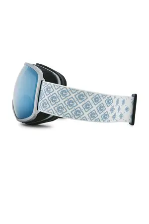 Casablanca Ski Goggles - Silver & White