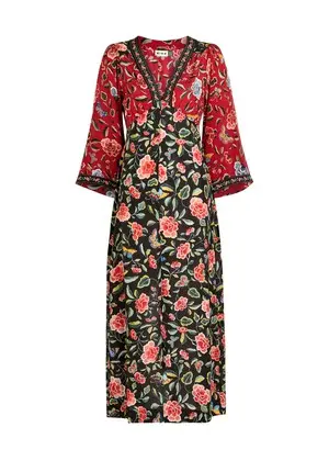 Rixo V Neck Day Dresses