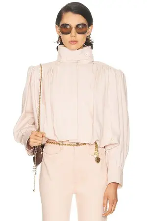 Chloé High Neck Cropped Jacket