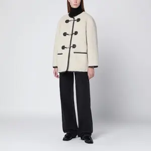 DUNST Shearling-effect Jacket - White
