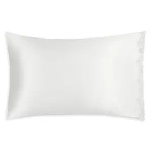 MATOUK Silk Collection King Pillowcase Virginia Lace In Bone