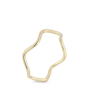 MOON & MEADOW 14k Yellow Openwork Wave Ring