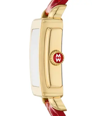 Michele Deco Mid Sport Watch 29mm X 31mm - White/red