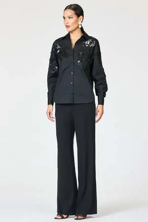 Sachin & Babi Embellished Paradiso Button-down Shirt