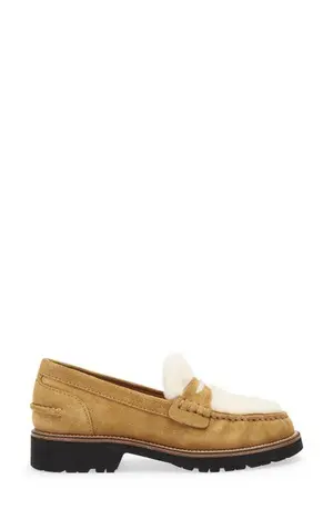 Rag & Bone Corey Genuine Shearling Penny Loafer