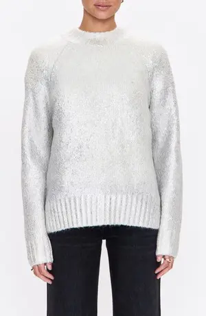 PISTOLA Ilana Metallic Sweater