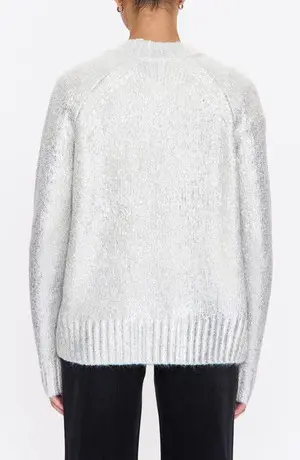 PISTOLA Ilana Metallic Sweater