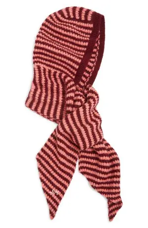 DAMSON MADDER Tie Front Hood Scarf - Multi