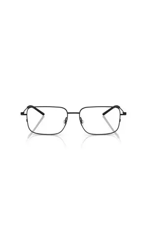 Moncler 56mm Irregular Eyeglasses - Black