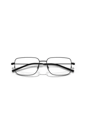 Moncler 56mm Irregular Eyeglasses - Black