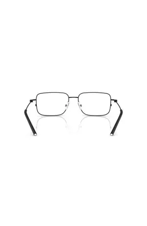 Moncler Irregular Full Rim Eyeglasses - Black