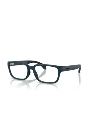 Moncler 57mm Rectangle Optical Glasses - Blue