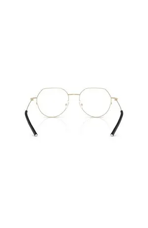 Moncler 52mm Irregular Optical Glasses - Gold