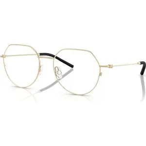 Moncler 54mm Irregular Optical Glasses - Gold