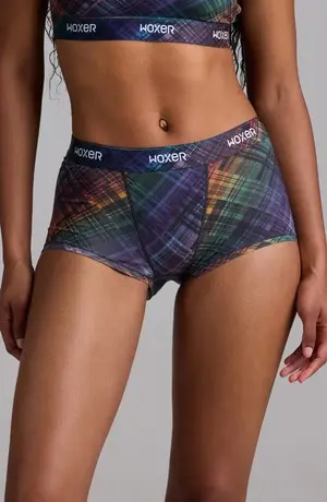 WOXER Bold Ultrasoft Boyshorts Pride Plaid