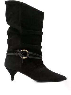 ALCHIMIA Ruched Ankle Boots