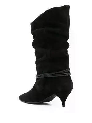 ALCHIMIA Ruched Ankle Boots