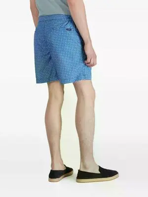 Incotex Geometric-print Swim Shorts