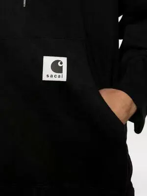 Sacai Logo-patch Hoodie