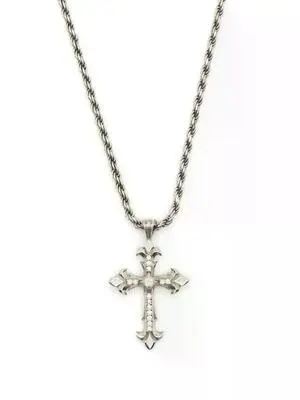 Emanuele Bicocchi Fleury Cross Pendant Necklace