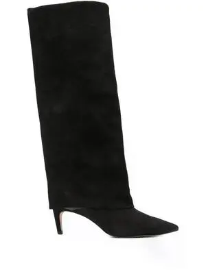 ANDREA CARRANO 60mm Suede Knee-high Boots
