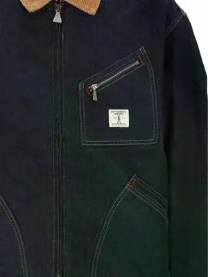 ROY ROGER'S Denim Jacket With Corduroy Collar