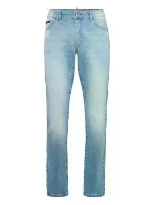 PHILIPP PLEIN Straight-Cut Jeans With Logo Plaque