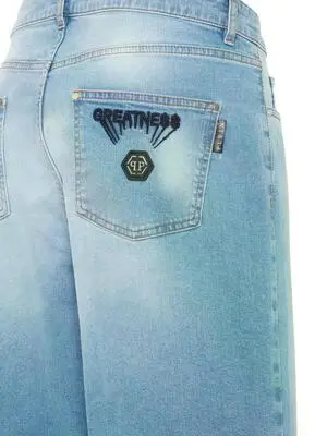 Philipp Plein Logo-patch Jeans
