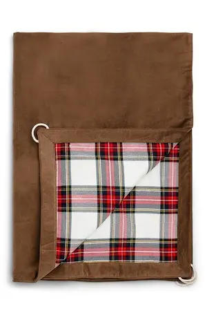 AMUNDSEN Field Blanket Chequered Red