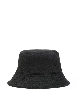 Ami De Coeur Embossed Bucket Hat - Grey