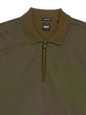 BOSS Zip-up Polo Shirt