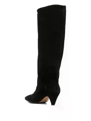 FABIO RUSCONI Suede Knee-high Boots