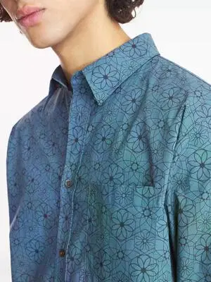 Maison Kitsuné Floral-print Shirt