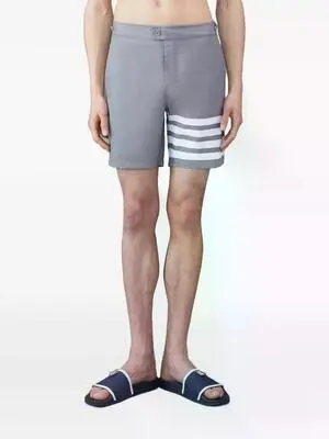 Thom Browne Button Detailed Shorts For Men
