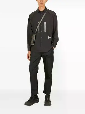 AND WANDER Zip-pocket Shirt