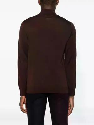 Paul Smith Merino Wool Zip-up Sweater