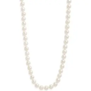 Nordstrom Freshwater Pearl Necklace - White- 14k White Gold