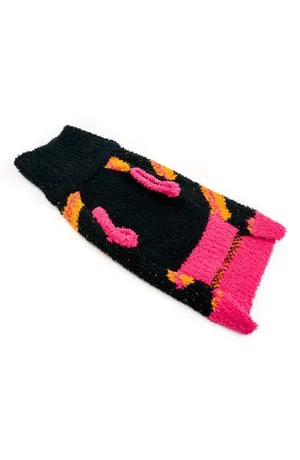THE FURRYFOLKS Hot Doggie Turtleneck Pet Sweater
