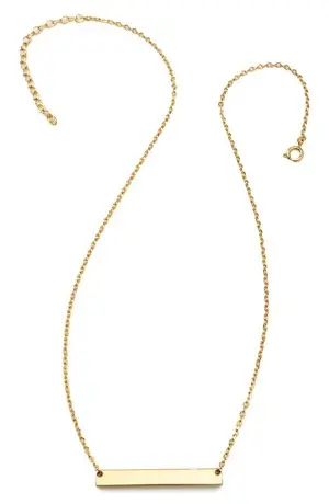 CUFFLINKS, INC. Goldtone Bar Necklace - Gold