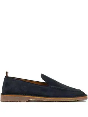 BUTTERO® Suede Stitching Loafers - Blue