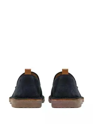 BUTTERO® Suede Stitching Loafers - Blue