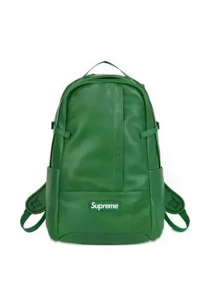 Supreme Leather Backpack - Green