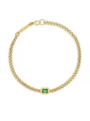 Zoe Chicco 14k Yellow Emerald Bracelet - Gold