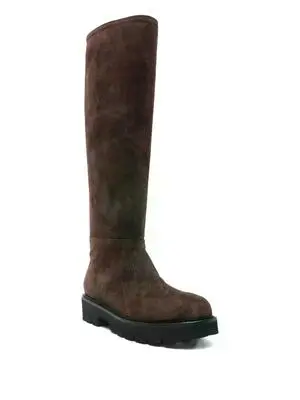 ANNA F. Platform-sole Knee-high Boots