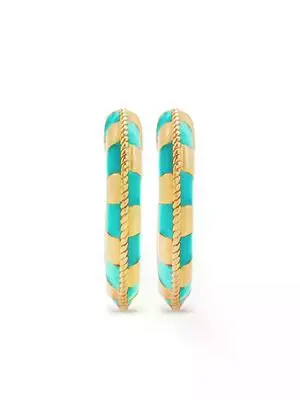 Yvonne Léon 9k Yellow Hoop Earrings - Gold